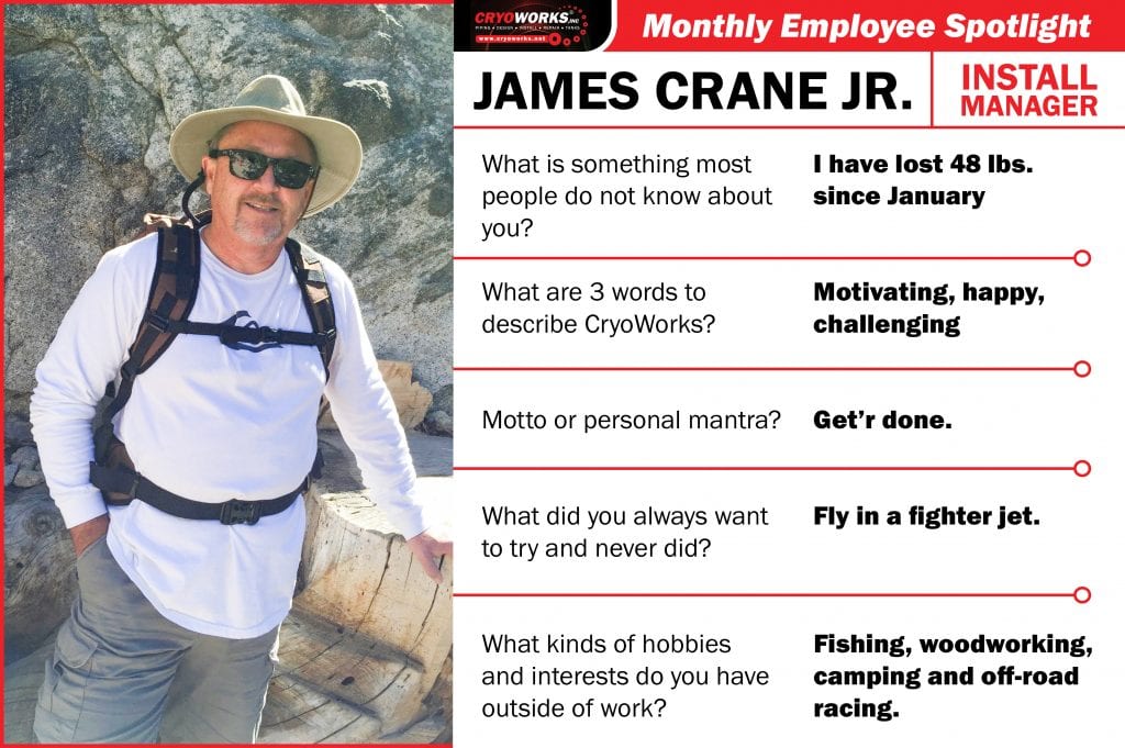 Getting To Know The People Behind The Pipes: James Crane Jr – CRYOWorks
