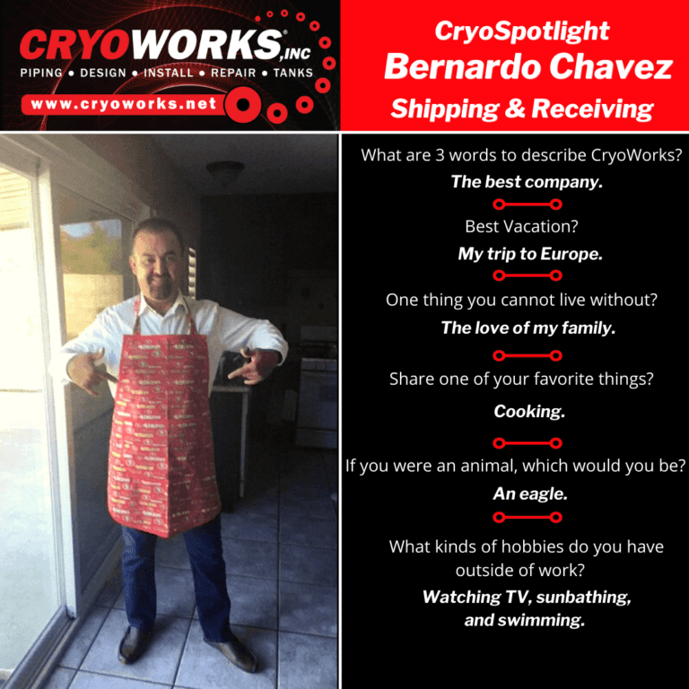 CryoSpotlight Getting To Know The People Behind The Pipes: Bernardo Chavez – CRYOWorks