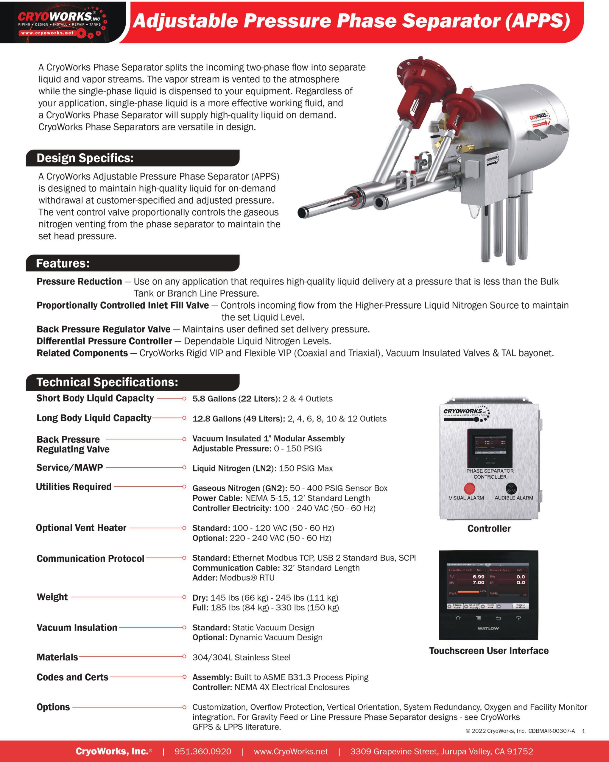 CryoWorks Product Literature – CRYOWorks