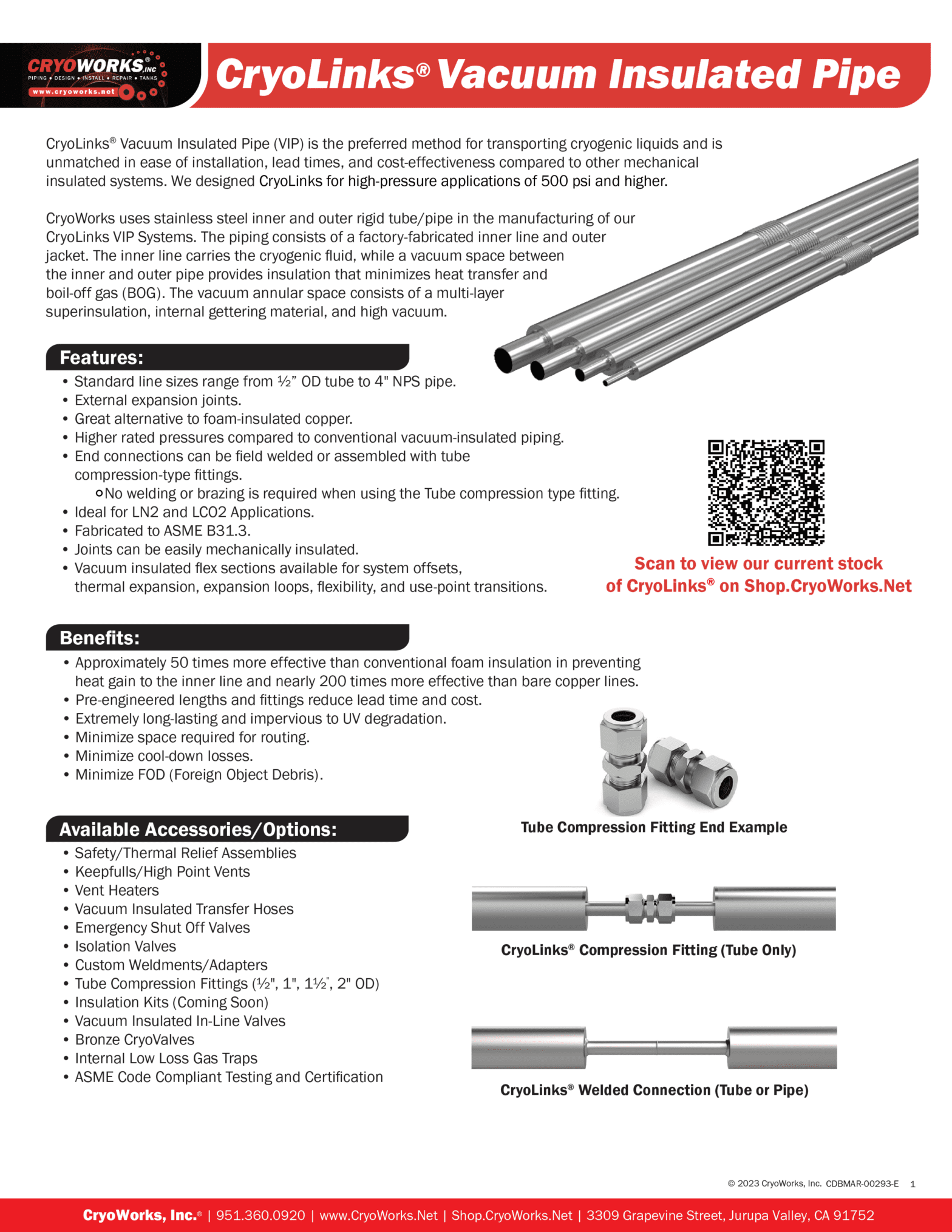 CryoWorks Product Literature – CRYOWorks