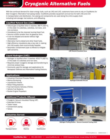 CryoWorks Product Literature – CRYOWorks