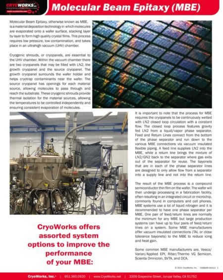 CryoWorks Product Literature – CRYOWorks