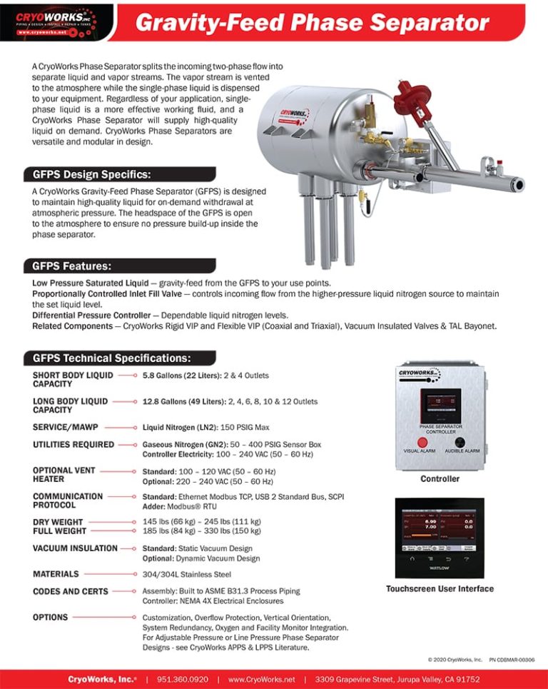 CryoWorks Product Literature – CRYOWorks
